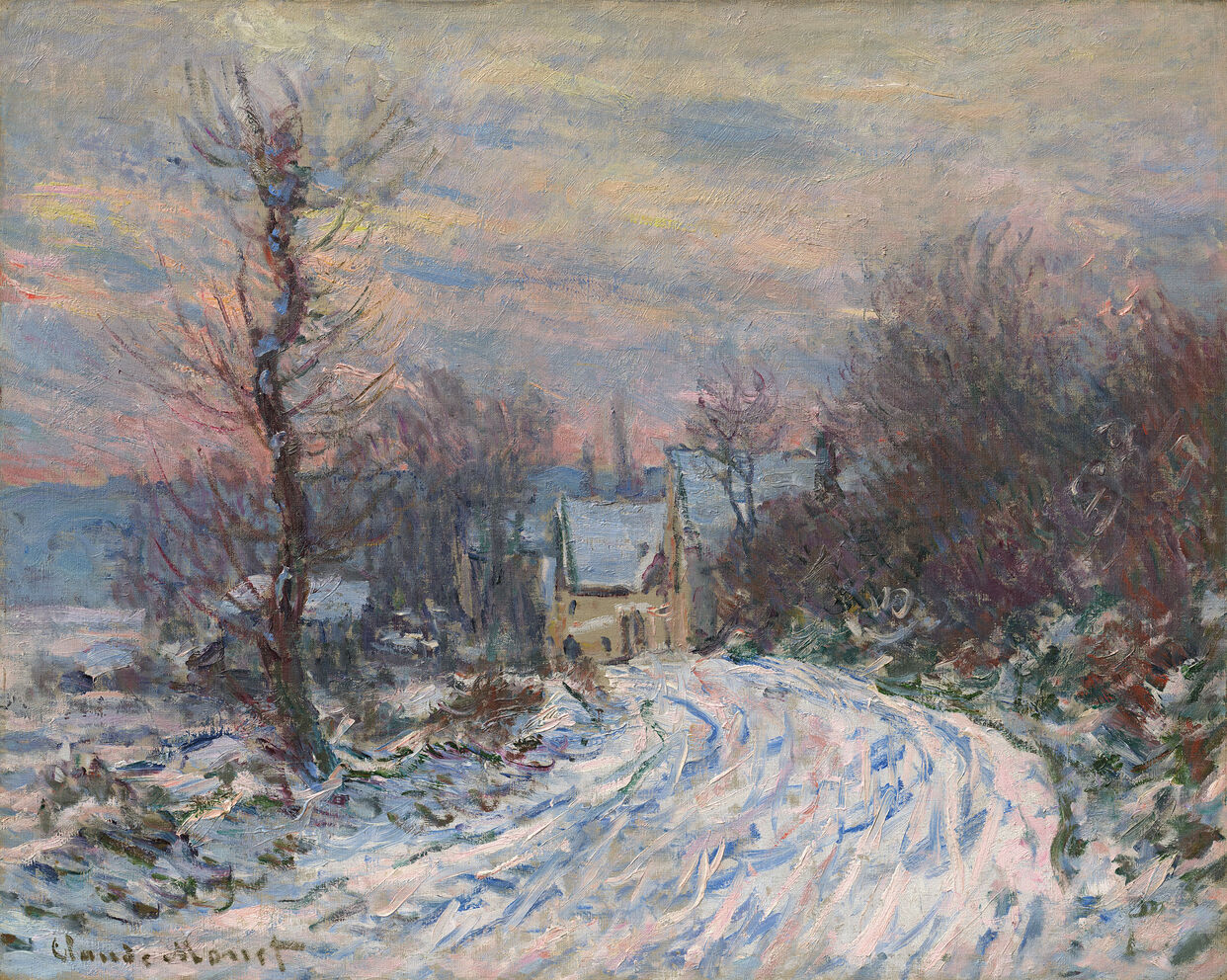 Museum Barberini | Claude Monet: Ortseingang von Giverny im Winter